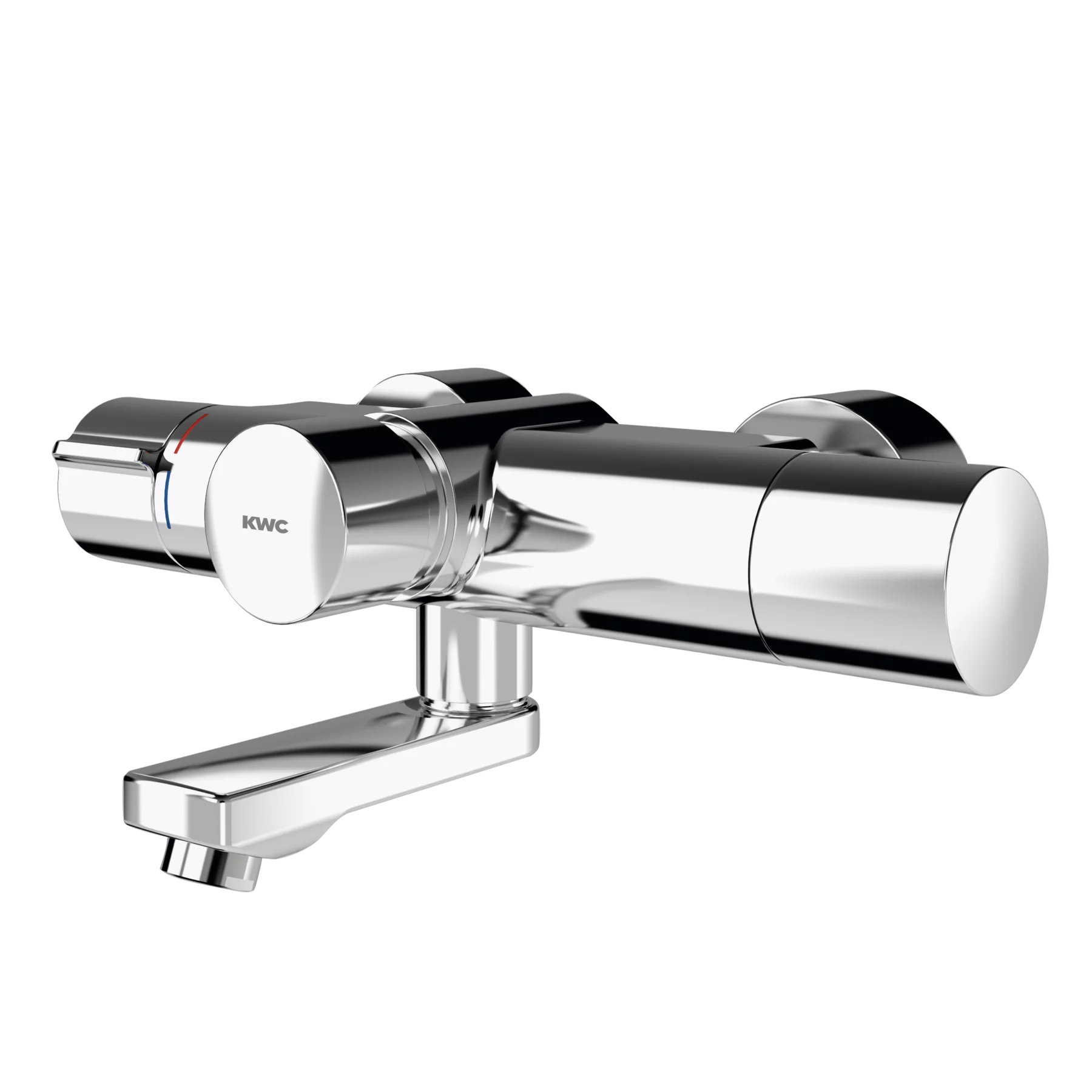 Self-closing thermostatic wall-mounted mixer | Dart Valley Systems